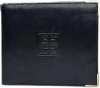 Givenchy unisex, Pre-owned, Noir, Taille: ONE Size Portefeuille en cuir Pre-owned