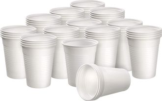 Hans Herrmann Collection Einweg Plastikbecher 0,2 Liter wei&szlig; | 3000 St&uuml;ck | Partybecher aus Kunststoff | Ideal f&uuml;r Feste - wie Geburtstage, Grillparties, sowie f&uuml;r Hygienebere