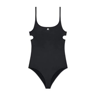 Courr&egrave;ges Femme, Maillots de bain, Noir, Taille: 38 FR Maillot de Bain D&eacute;coup&eacute;