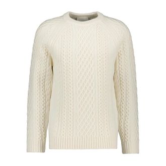 Closed Rundhals-Strickware - - Knitwear - Herren - Beige - XL