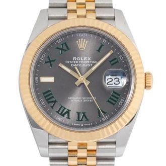 Rolex Pre-owned Datejust 41 Wimbledon Ref 126333 - Homme - Pre-owned - Gris - Taille: ONE Size