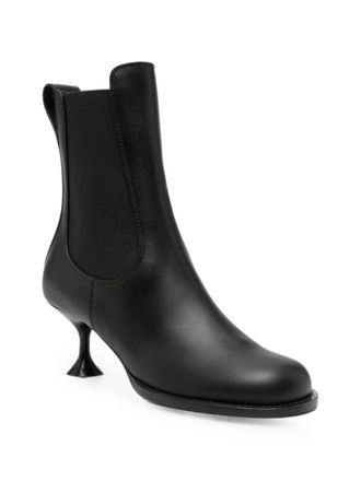 Sergio Rossi Elasticated Chelsea Boot - Black