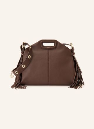 Maje Schultertasche braun