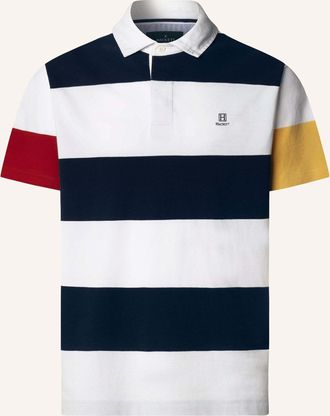 Hackett Poloshirt Heritage H Str Pq Rby weiss