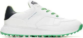 Duca Del Cosma Pagani Chaussures de golf imperméables et recyclables pour homme, Blanc, bleu marine, vert, 42 2/3 EU