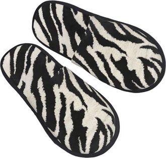 Generic Z&egrave;bre Femme Homme Chaussures De Maison Confortable Pantoufles Respirantes Chaussons Pour Int&eacute;rieur Hiver Maison M