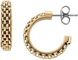 Skagen Créoles Merete en acier inoxydable doré, pour femme, SKJ1858710