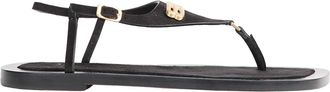 Balenciaga Riva Logo-Plaque Sandals