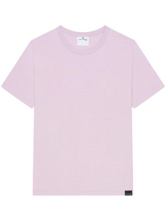 Courrèges t-shirt à logo imprimé - Rose