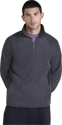 Mountain Warehouse Pullover f&uuml;r Herren, mit halbem Rei&szlig;verschluss, Raglan&auml;rmel (Holzkohle)