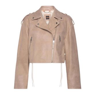 HUGO BOSS Damen, Jacken, Beige, MGr&ouml;&szlig;e