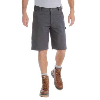 Carhartt Work in Progress Herren Rugged Flex Relaxed Fit Arbeitsshorts aus Canvas, Shadow, W28