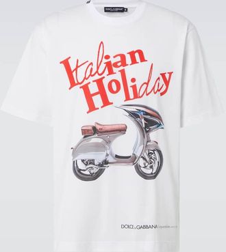 Dolce & Gabbana T-Shirt aus Baumwoll-Jersey