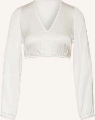 Sportalm Dirndlbluse Aus Satin weiss