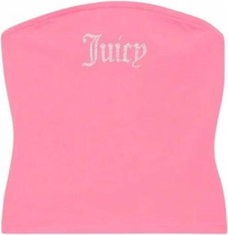 Juicy Couture Cropped Top - - Tops - Damen - Rosa - M