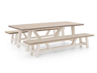 Bellagio la vita attrattiva Bellagio Bresimo 260 cm Picknick-Set 3-teilig