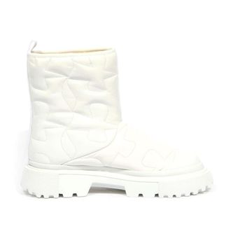 Hogan Gesteppte wei&szlig;e Eco-Fur Innenstiefel - - Shoes - Damen - Wei&szlig; - 38 EU