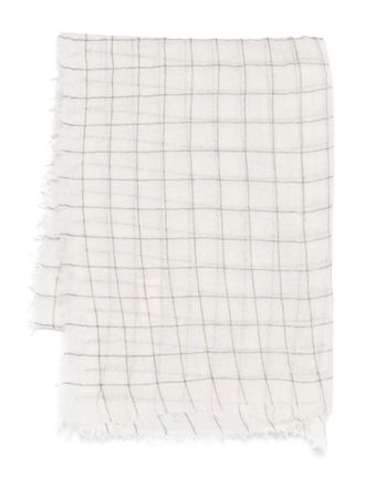 Frenckenberger Schal aus Kaschmir - Nude