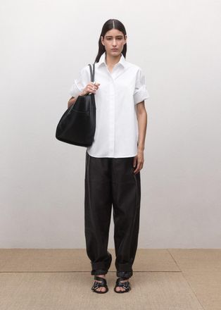 Mango Gekn&ouml;pfte Bluse mit 3/4-Arm wei&szlig; - Damen - S - MANGO