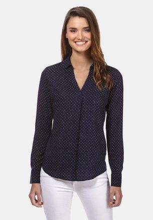 Vincenzo Boretti Klassische Bluse leicht tailliert