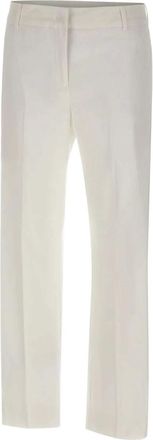 Marella Femme, Pantalons, Blanc, Taille: 44 FR Pantalon droit
