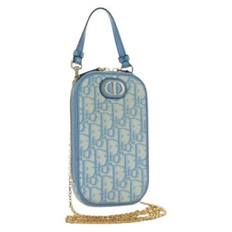 Dior Pre-owned Trotter Canvas Schultertasche - - Pre-owned - Damen - Blau - ONE SIZE