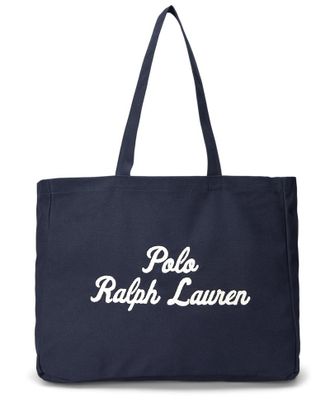 Ralph Lauren Canvas-Reisetasche mit gesticktem Label-Schriftzug in
