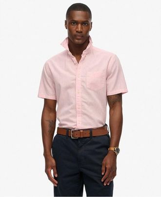 Superdry Chemise &agrave; manches courtes en lin et coton City