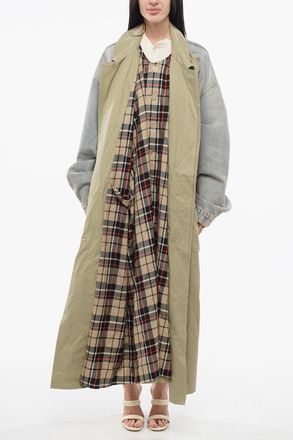 Balenciaga Lagenmantel Mit Jeansjacke Balenciaga