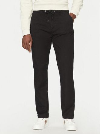 Guess Stoffhose M5RB51 WGXW1 Schwarz Regular Fit