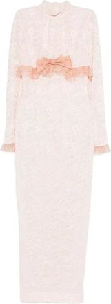 Alessandra Rich Femme, Robes, Rose, Taille: 36 FR Stretch Lace Evening Dress