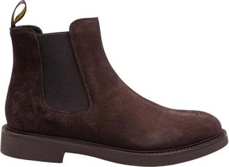 Doucal's Stiefel - Mink Suede Beatles Ankle Boot - Gr. 42,5 (EU) - in Schwarz - f&uuml;r Damen