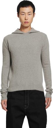 Rick Owens Tower Hooded Pulll in Felt Cashmere