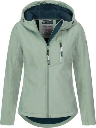 Sublevel Softshelljacke Damen Herbst Jacke Softshell Jacke Outdoor Regen Übergangs Jacke