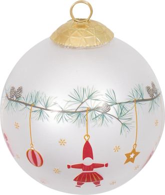 Green Gate Juana Weihnachtskugel White 8cm