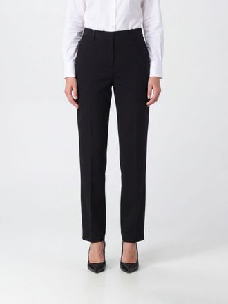 Lanvin Pantalon skinny slim fit en pure laine &agrave; taille mi-haute avec passants