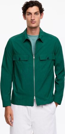 Arket Overshirt Aus Lyocell-Mischung -Gr&uuml;n