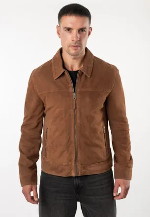Mauritius Lederjacke MMGraiven (mauritiusHerren26) mit Umlegekragen