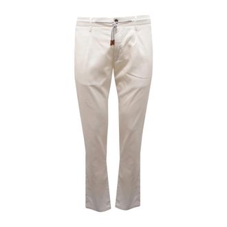 Eleventy Lyocell/Baumwollhose - - Trousers - Herren - Wei&szlig; - W34