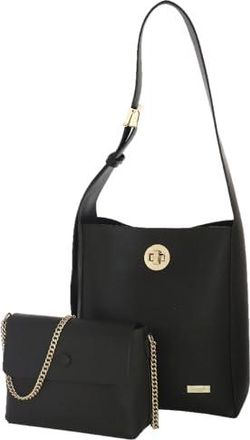 Camomilla Sac porté Épaule Femme, Similicuir, Collection Nives, Taille M, Couleur Gris