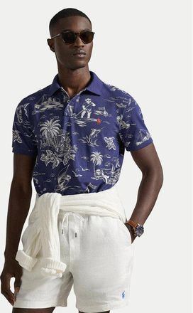 Polo Ralph Lauren Poloshirt 710B13971001 Dunkelblau Slim Fit