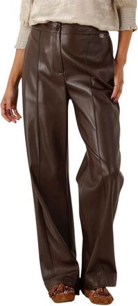 Liu Jo Braune Pant Spalmato f&uuml;r Frauen - - Trousers - Damen - Braun - M