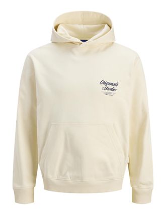 Jack & Jones Jornorrebro Typo Back Sweat Hood Sn