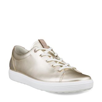 Ecco Damen Soft 7 Sneaker, Reines Wei&szlig;gold, 37/37.5 EU