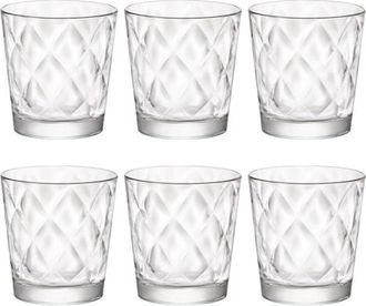 Bormioli Rocco Reed 6 Bicchiere Vetro Kaleido Acqua Cl24