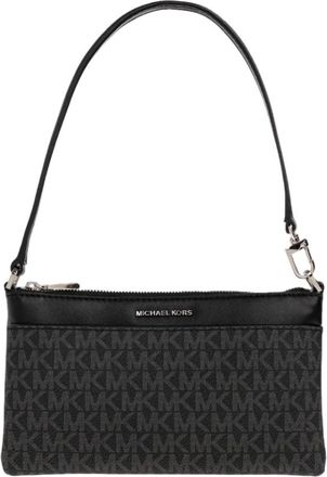 Michael Kors Femme, Sacs, Noir, Taille: ONE Size Jet Set Medium Signature Logo Convertible Wristlet
