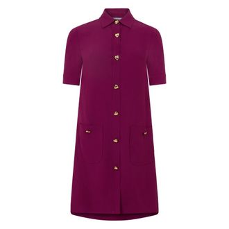 Moschino Hemdbluse - - Dresses - Damen - Rot - XS