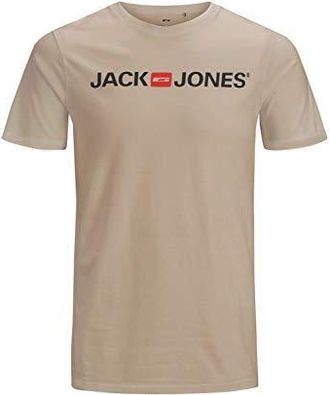 Jack & Jones T-Shirt avec Logo Jjecorp pour Homme - Beige - XX-Large