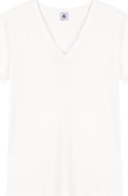 Petit Bateau A0akf Femme T-Shirt, Ecume, XXL