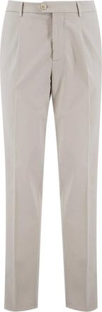 Brunello Cucinelli Homme, Pantalons, Beige, Taille: M Pantalon Coupe D&eacute;contract&eacute;e